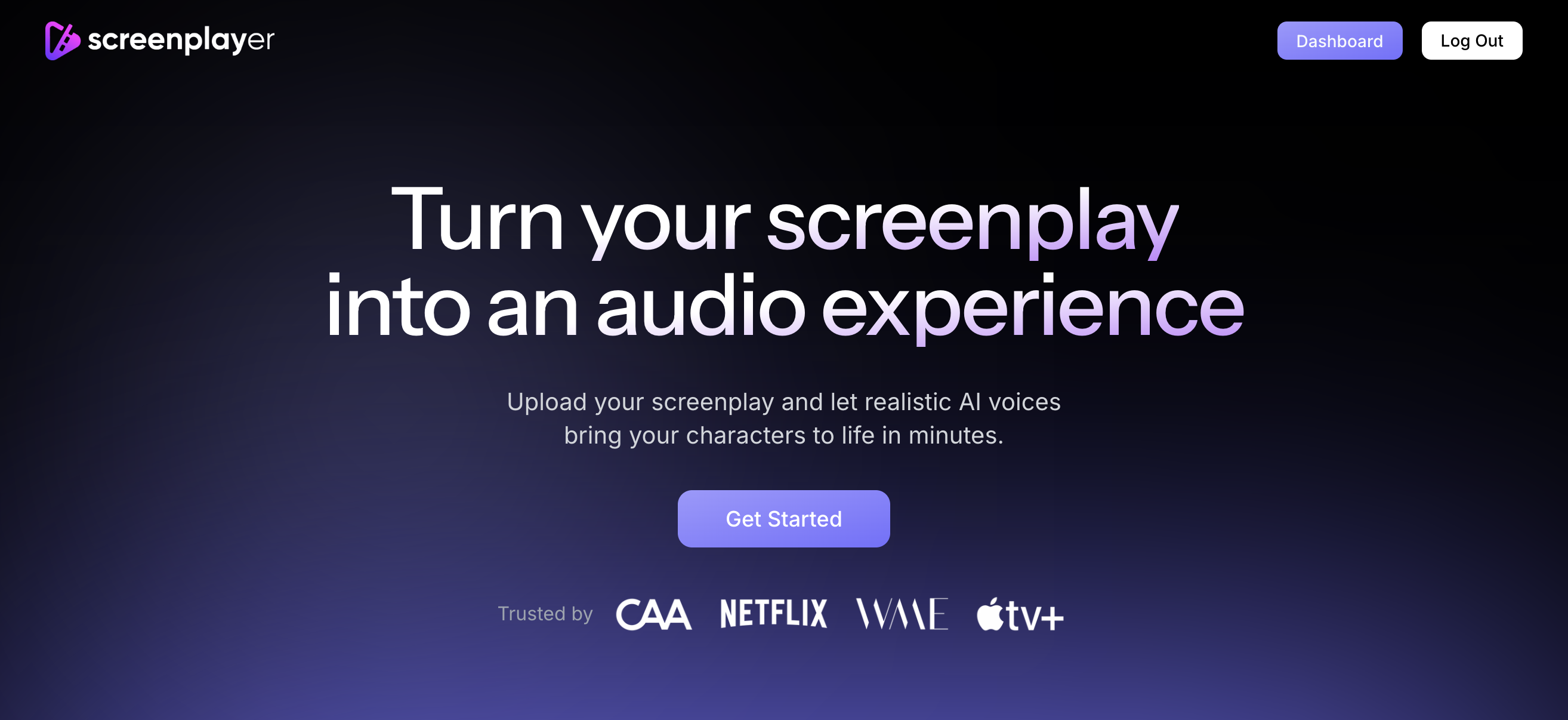 Screenplayer - Turn Your Screenplay into an Audio Experience